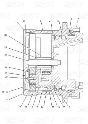 China Custom Bolt On Hydraulic Swing Motor Travel Motor Drive Catalog For Excavator Travel Systems for sale