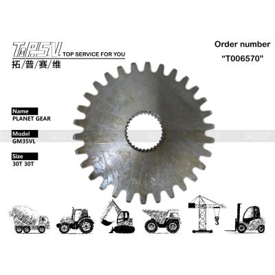 China Black 133593 SOLAR220 Excavator Travel Planet Gear Reducer Gear Parts for sale