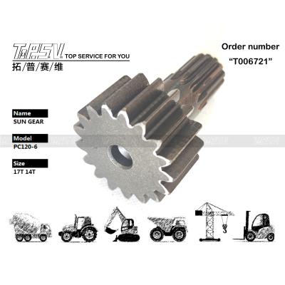 China GM18VL Excavator Travel Sun Gear For Transmission System for sale
