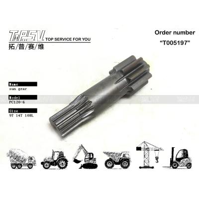China Energy Mining PC120-6 Excavator Travel 1 Stage Sun Gear Reducer Gear Parts For Heavy-Duty Applications for sale