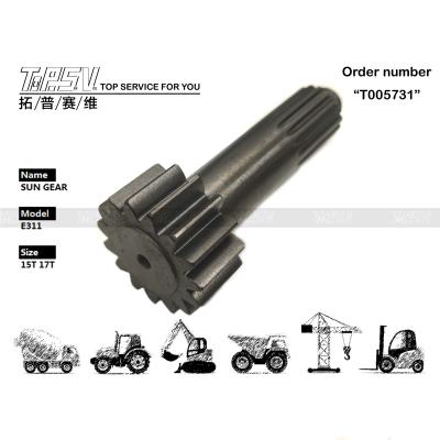 China 6I-6515 Energy Mining E311 Excavator Travel 1 Stage Sun Gear Motor Parts for sale