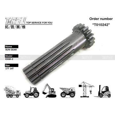 China 2031498 Simple Installation EX60-2 Excavator Travel 1 Stage Sun Gear For Energy Mining Excavator Transmission System for sale