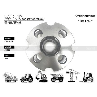 China Dealed Bag Transport Packaging and Steel for JS200 Excavator Swing 2 Stage Carrier for sale