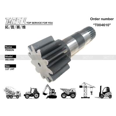 China Installation Gear Meshing Other SY135C Excavator Swing Pinion Reducer Parts Availability Heat Treatment for sale
