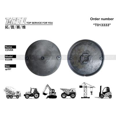 China 1R-5469 Black Color E110B Excavator Final Drive Cover for Compatible Hyundai Brands and Models High Durability for sale