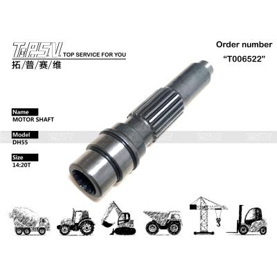 China Steel TM07VA Excavator Travel Motor Shaft High Precision and Gear Oil for Easy Maintenance for sale