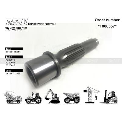 China 708-8F-32110 Compatible PC200-6 Excavator Final Drive Motor Shaft Ideal For In Excavator Machinery And Various Brands for sale
