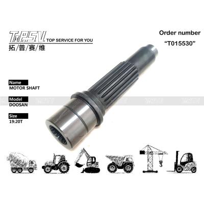 China High Precision DX225-9 Excavator Travel Motor Shaft for Smooth Hydraulic System in Dealed Bag Packaging for sale