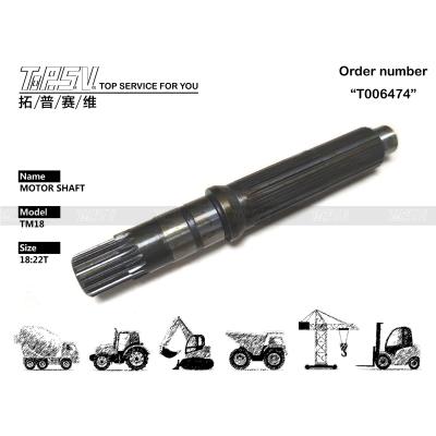 China XKAY-01835 Depend On Packing Type Packing Size R110-7 Excavator Travel Motor Shaft For High Precision Excavator Transmission System for sale