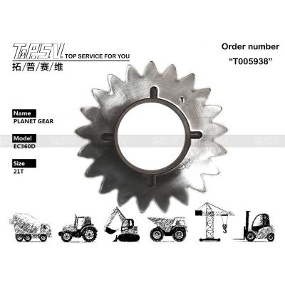 China VOE14566421 Availability EC290D Excavator Travel 2 Stage Planetary Gear With Steel Forging Technique for sale