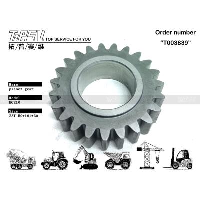 China SA7118-30420 Road Engineering Construction Foundation EC210B Excavator Swing 1 Stage Planet Reducer Gear Parts with Forging Technique for sale