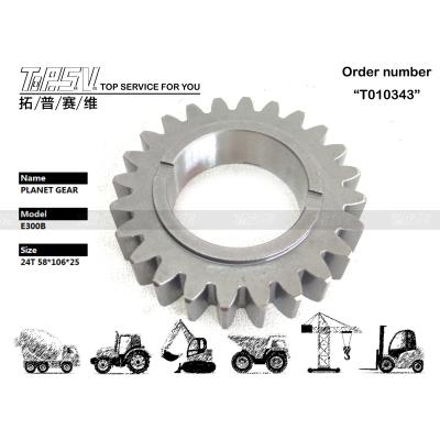 China 094-6437 Compatibility E300B Excavator Travel 1 Stage Planetary Gear with Forging Technique and Sealable Bags Transport Packaging for sale