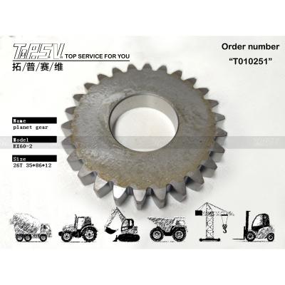 China 3054865 Heavy Machinery Steel EX60-2 Excavator Travel 1 Stage Planetary Gear for Tough Working Conditions for sale