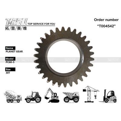 China 20X-26-21220  PC60-5 Excavator Swing Planetary Gear Forging Technique for sale