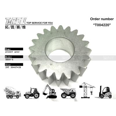 China Hydraulic Motor Drive SK60-5 Excavator Swing 2 Stage Planetary Gear For Machinery Repair Shops In Steel Material for sale
