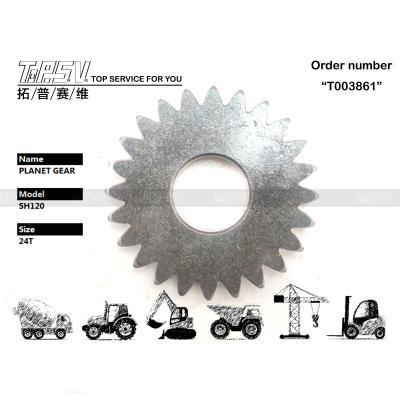 China Transport Packaging Sealable Bags SH120 Excavator Swing 1 Stage Planetary Gear with View Image Tooth Number and Steel Material for sale