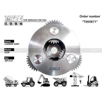 China Heavy Duty E320 Excavator Travel 2 Stage Carrier ASSY With Planetary Reducer for sale