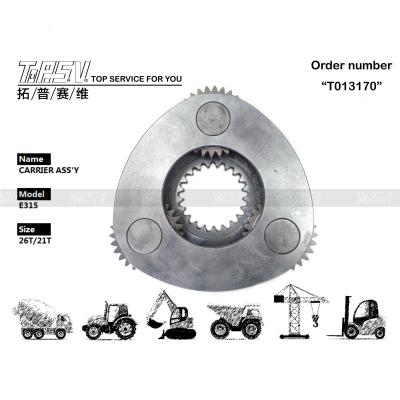 China View Image E315 Excavator Travel 2 Stage Carrier Assy For Construction Machinery for sale