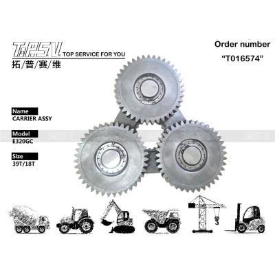 China 569-4290 Versatile Heavy Duty E320GC Excavator Travel 1 Stage Carrier ASSY with Planetary Reducer Type and Steel Construction for sale