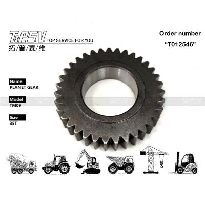 China Hydraulic Motor Drive TM09 Excavator 1 Stage Planetary Gear Box Stable And Precise Motion Control Industrial for sale
