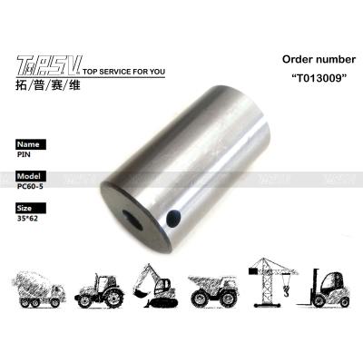China 20X-26-21230 Black Color PC60-5 Excavator Swing Gear Pin Easy Installation for sale