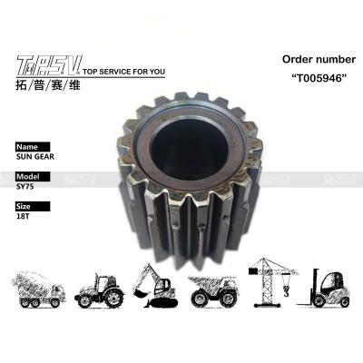 China Hydraulic Motor Drive SY75 Excavator Travel 2 Stage Sun Gear for Heavy-Duty Durable Transmission for sale