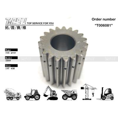 China 0922103 ZX60 Excavator Travel 2 Stage Sun Gear Machinery Excavator Sun Gear with Planetary Reducer Color Black for sale