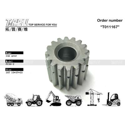 China High Precision PC30-2 Excavator Travel 2 Stage Sun Gear for sale