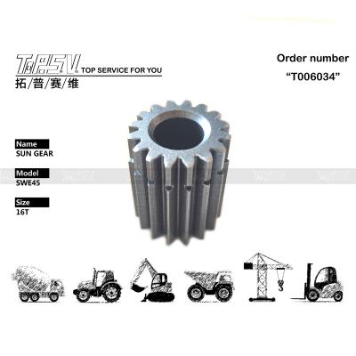 China Excavator Travel Motor Parts for SWE45 Excavator Travel 2 Stage Sun Gear Transmission System in Machinery for sale