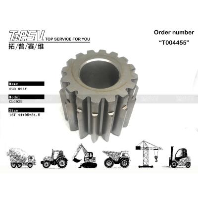 China CLG925 Excavator Swing 2 Stage Sun Gear Made of Steel Easy to Install for sale