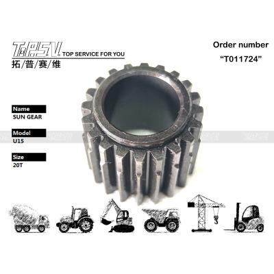 China KX15 Excavator Travel 2 Stage Sun Gear Parts Hydraulic Motor Drive for sale