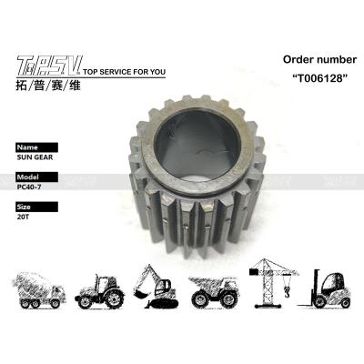 China Durable PC40-7 Excavator Travel 2 Stage Sun Gear Motor Parts For Energy Mining for sale