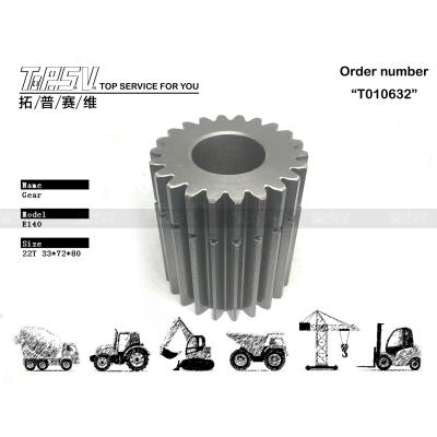 China Hydraulic Motor Drive EC140 Excavator Swing 2 Stage Sun Gear High Durability for sale