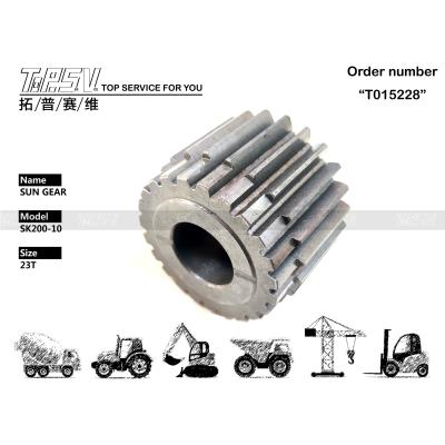 China SK200-10 Excavator Swing 2 Stage Sun Gear Motor And Planetary Reducer for sale