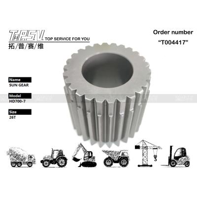 China HD700-7 Excavator Swing 2 Stage Sun Gear Machinery Excavator Drive Motor With Transport Packaging for sale