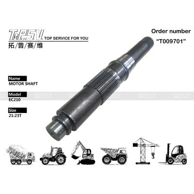 China Gear Oil For Maintenance EC210 Excavator Travel Motor Shaft Pump Parts for sale