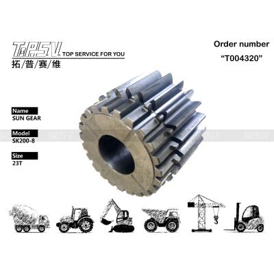 China YN32W01054P1 High Precision SK210-8 Excavator Swing 2 Stage Sun Gear In Excavator Machinery Depends On Size for sale