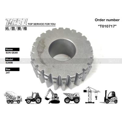 China 096-0583 Excavator Machinery Used E200B Excavator Travel 2 Stage Sun Gear Box in Color Black for sale