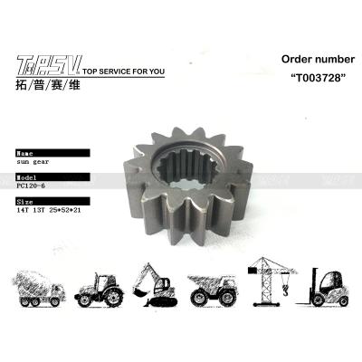 China 203-26-61150 Easy To Install PC120-6 Excavator Travel Sun Gear with Hydraulic Motor Drive Ready To Ship for sale