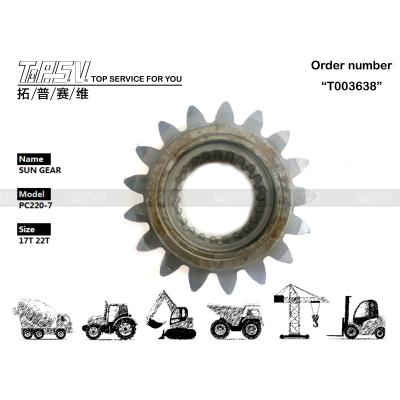 China 206-26-71410 High Durability PC220-7 Excavator Swing 1 Stage Sun Gear Easy Installation Maintenance with Convenient Gear Oil for sale