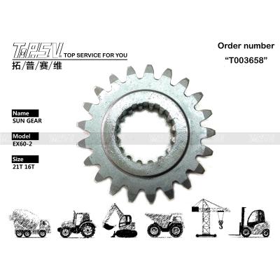 China 3051680 Compatibility Compatible With Various EX60-2 Excavator Swing 1 Stage Sun Gear Models Steel Excavator Travel Motor Parts for sale