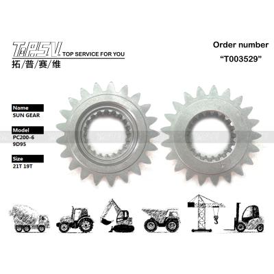 China 20Y-26-21170 PC200-6 6D95 Excavator Swing 1 Stage Sun Gear Reducer Gear Parts for Long-Lasting Maintenance Gear Oil in Excavator Transmission System for sale