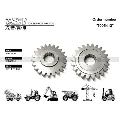 China VOE14515056 Black EC360D Excavator Travel 1 Stage Sun Gear Planetary Reducer for Excavator Transmission System for sale