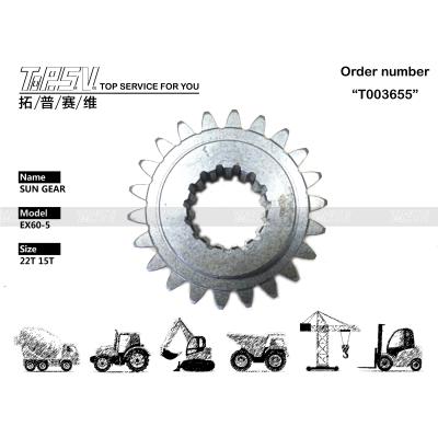 China 4468030 Depends On Size EX60-5 Excavator Swing 1 Stage Sun Gear for Excavator Functioning and Performance for sale