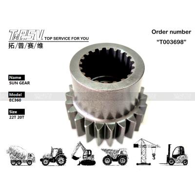China VOE14596629 Planetary Reducer EC360 Excavator Swing 1 Stage Sun Gear Transport Packaging Dealed Bag View Image for sale