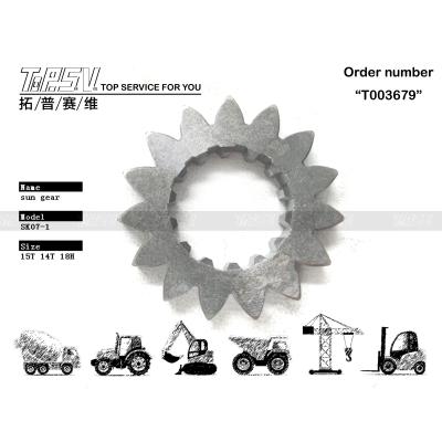 China High Precision Excavator Swing 1 Stage Sun Gear for Excavator Transmission System in High Demand for sale