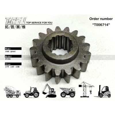China Easy Installation PC55 Excavator Travel Sun Gear Availability Easy To Install Country Of Origin for sale