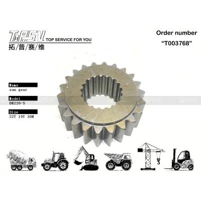 China Top-Notch DH220-5 Excavator Swing 1 Stage Sun Gear Motor Parts for Energy Mining Need for sale