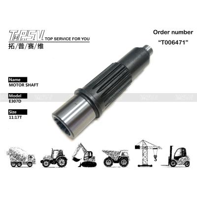 China 307-4176 Black E307C Excavator Travel Motor Shaft Hydraulic Pump Parts for Energy Mining Replacement Parts for sale