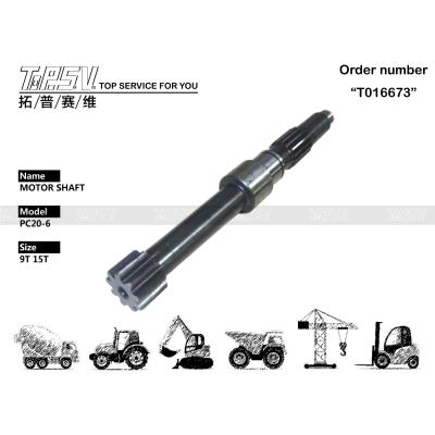 China FUMHSH-3-2058 High Precision PC20-6 Excavator Travel Motor Shaft Pump Parts with Hydraulic Motor Drive Reliability for sale